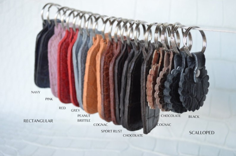 Genuine Wild Caught Alligator Leather Key Chain - Etsy