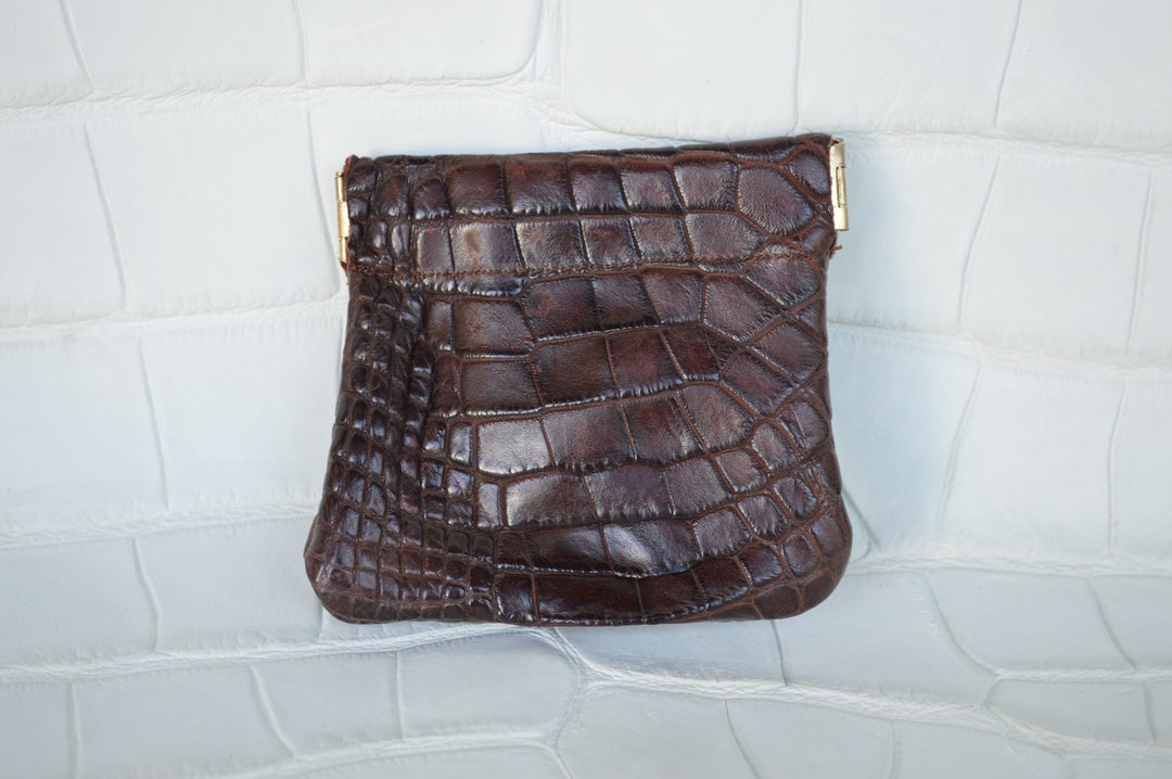 Genuine Wild Caught Alligator Leather Coin Purse - Etsy