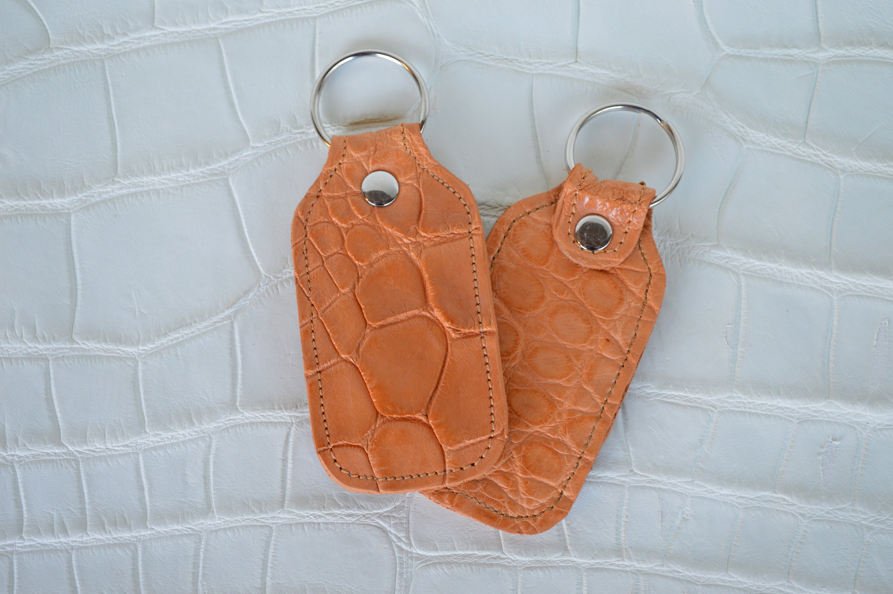Genuine Wild Caught Alligator Leather Key Chain - Etsy