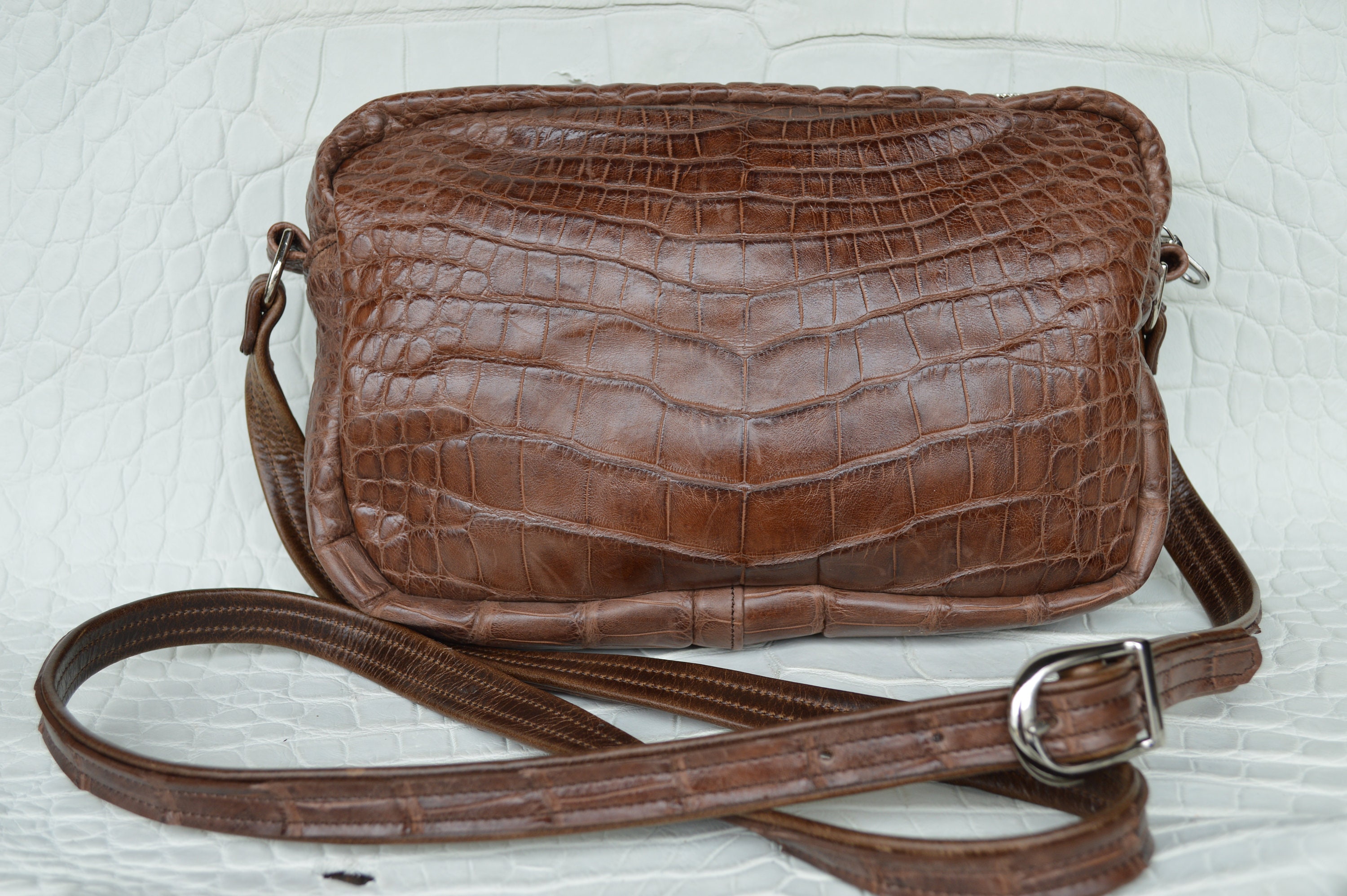 Genuine Wild Caught Alligator Leather "the Rosette" - Etsy