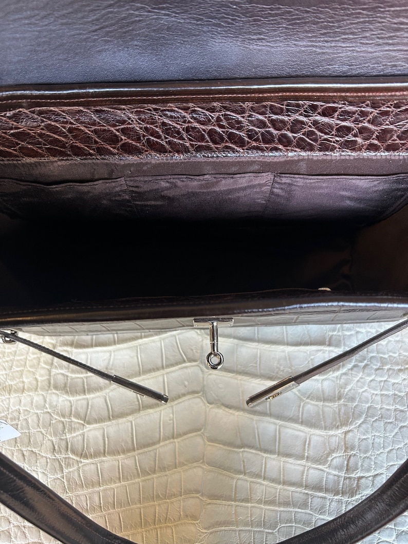 Genuine Wild Caught Alligator Leather "the Manhattan Purse" - Etsy