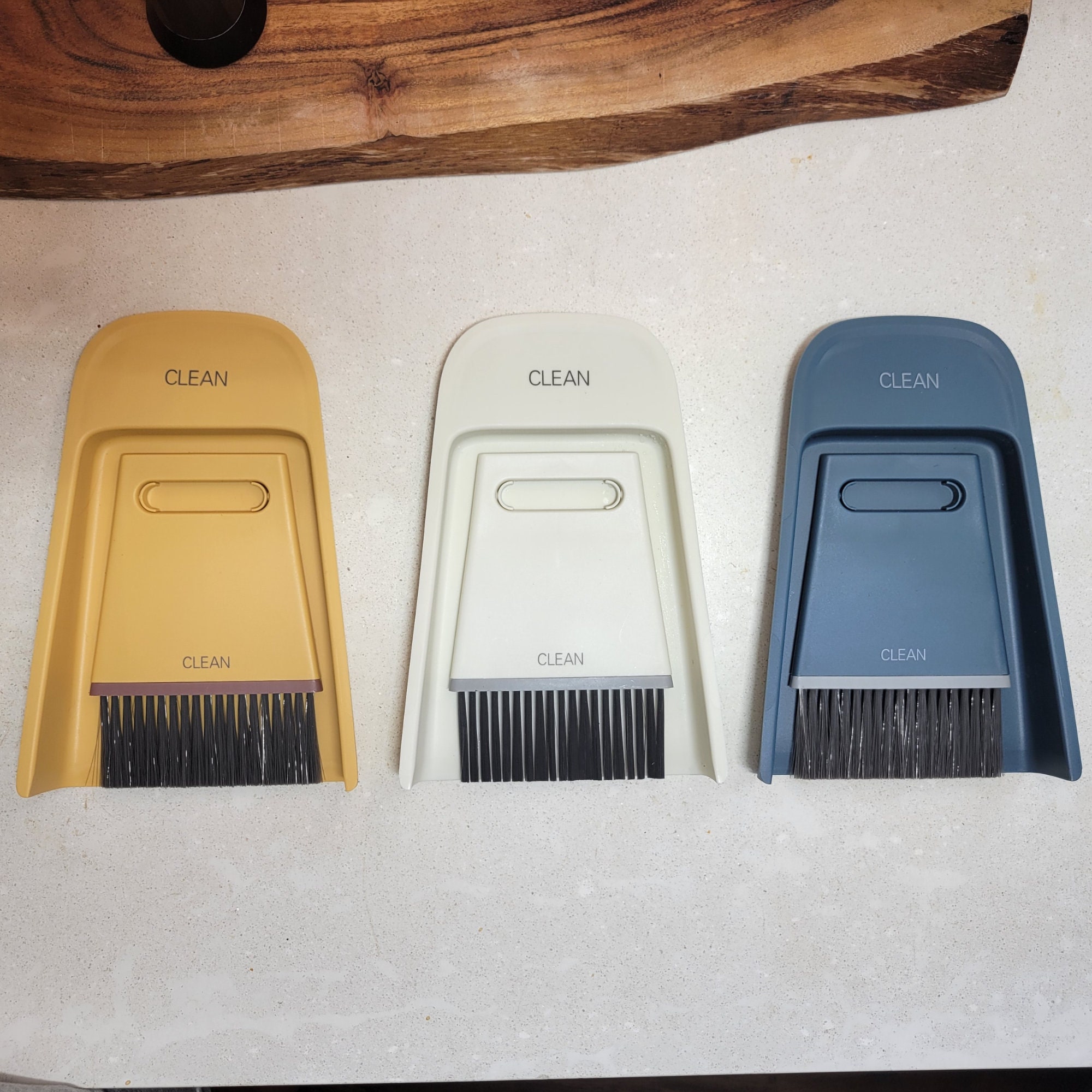 3-piece Aesthetic Nested Broom, Duster, and Dustpan Set for Cleaning ...