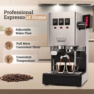 Modified Gaggia Classic Pro Evo W/ Upgrade Kit for Brew, Steam, & Flow ...