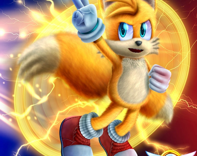 Movie Tails | Tails the Fox | Sonic Art | Sega Art | Digital Art ...