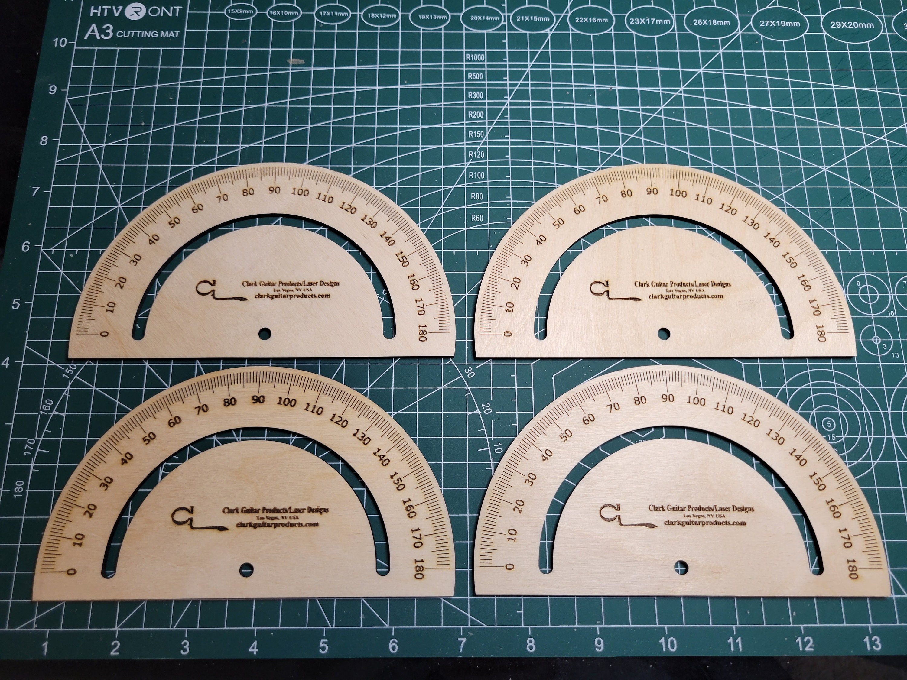 180 Degree Protractor With Hole and Slot-physical Item - Etsy