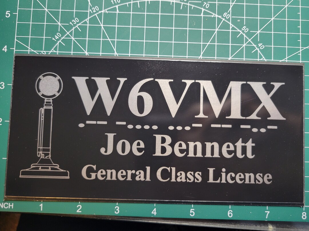 ACM Amateur Radio Call Sign Plaque - Etsy