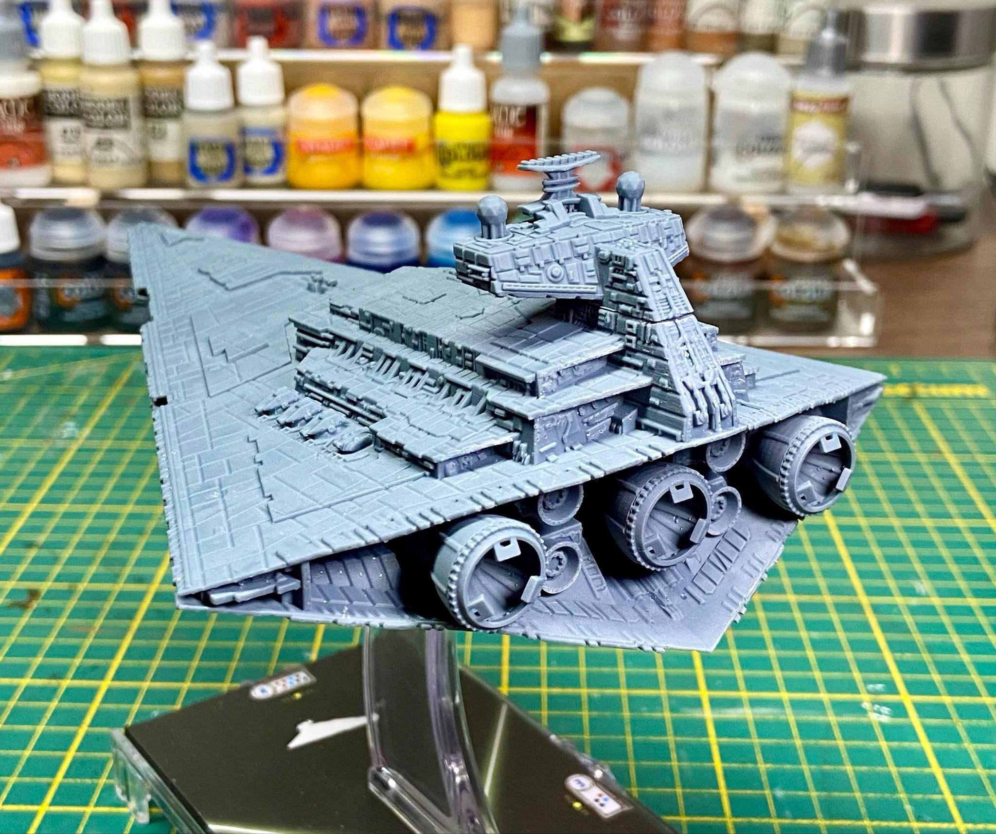 SW Armada Imperial I-class Star Destroyer (mel Miniatures) - Etsy