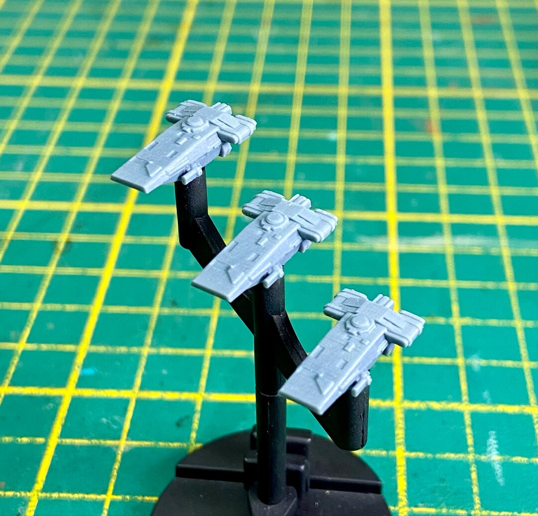 SW Armada Imperial Troop Lander (9 Fighter Miniatures) Mel Miniatures ...