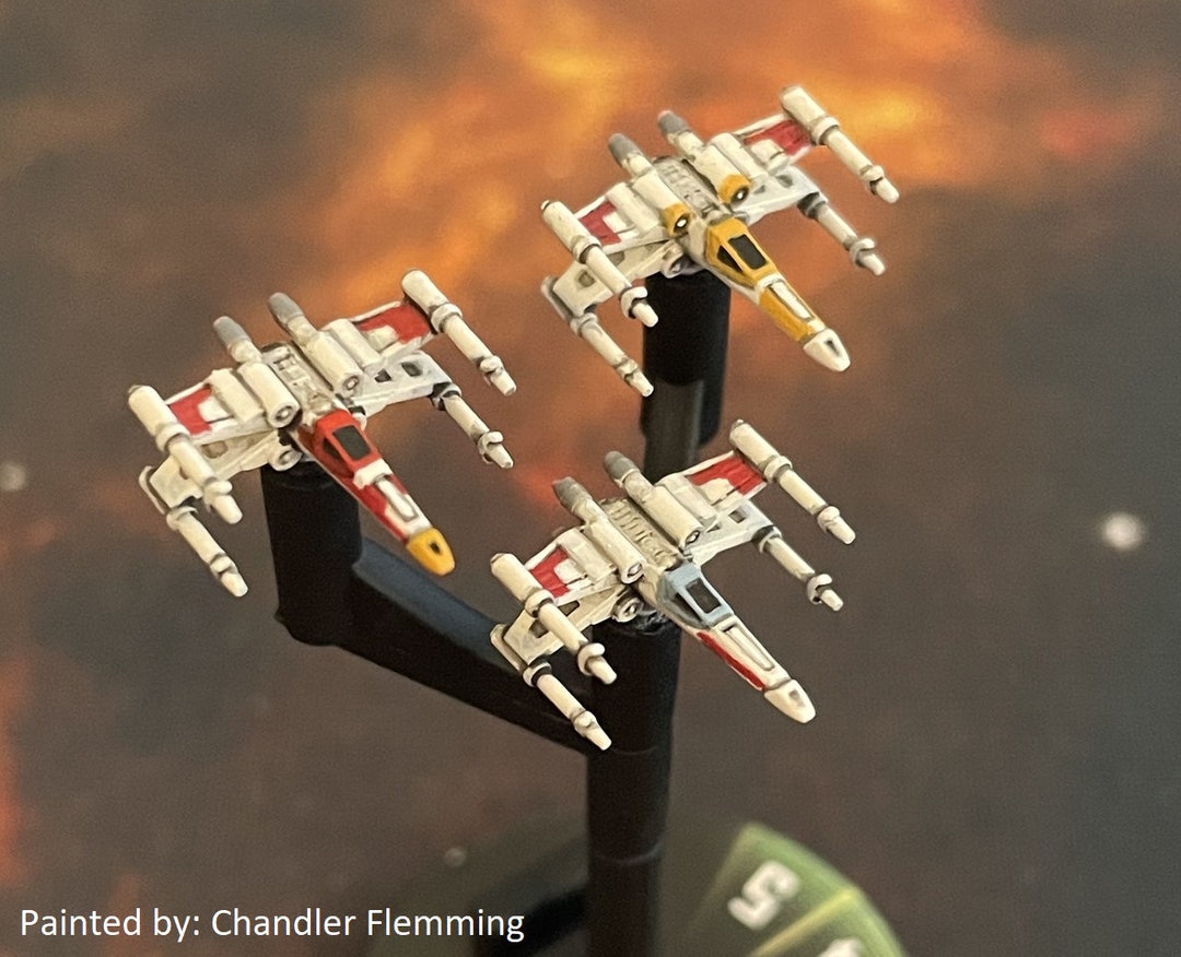 SW Armada X-wing Fighter (24 Fighter Miniatures) *flex Resin - Etsy
