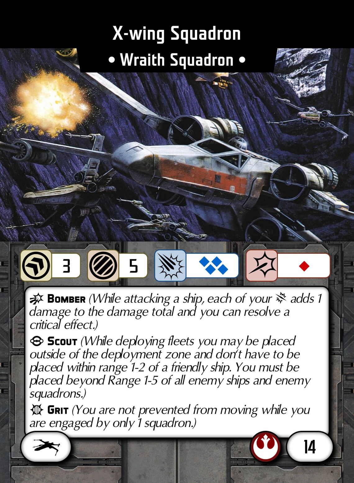 SW Armada X-wing Fighter (24 Fighter Miniatures) *flex Resin - Etsy