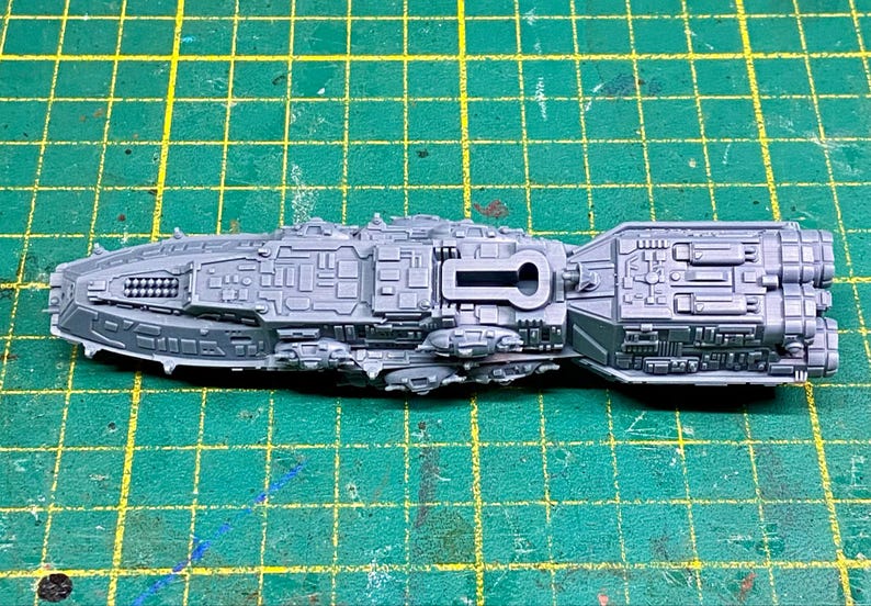 SW Armada Dreadnaught-class Imperial Refit (mel Miniatures) - Etsy