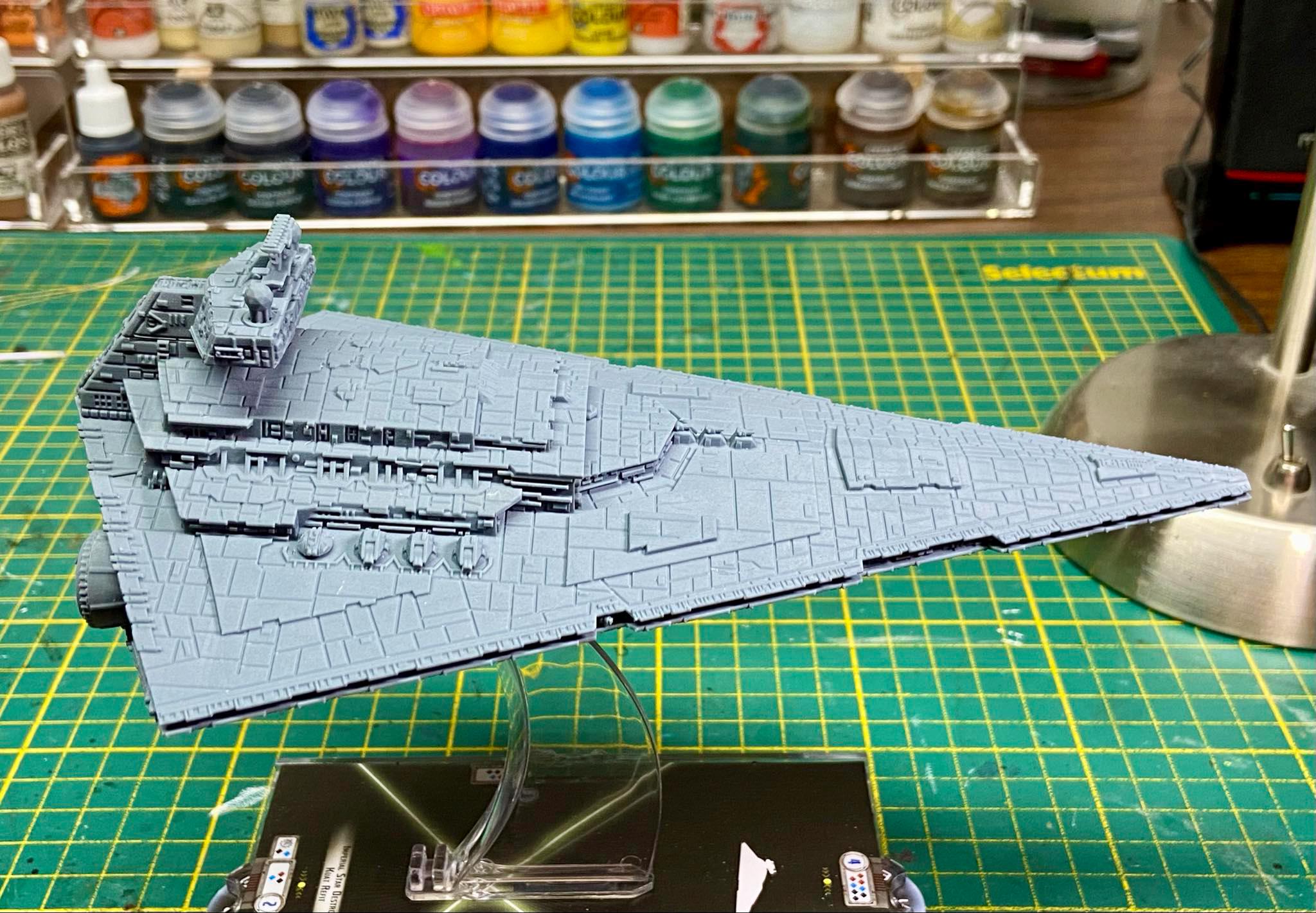 SW Armada Imperial I-class Star Destroyer (mel Miniatures) - Etsy