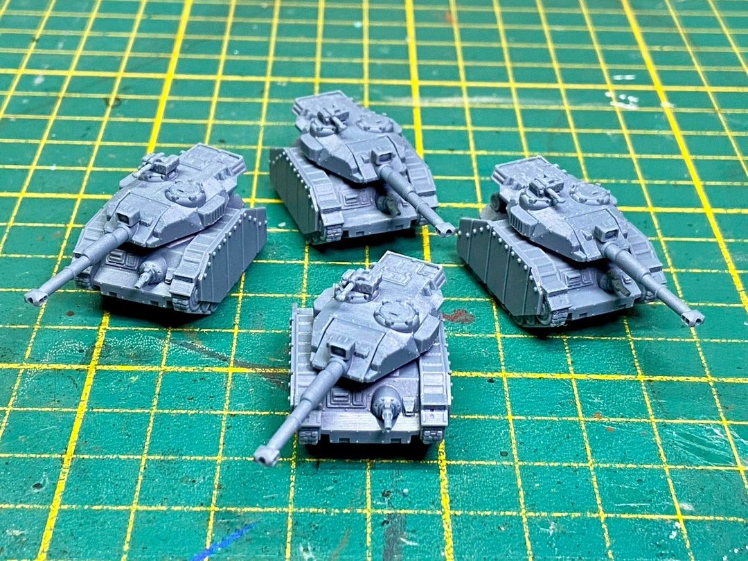 Arcarian Pattern Assassin MBT Platoon (4 Tanks) 8mm Scale - Etsy