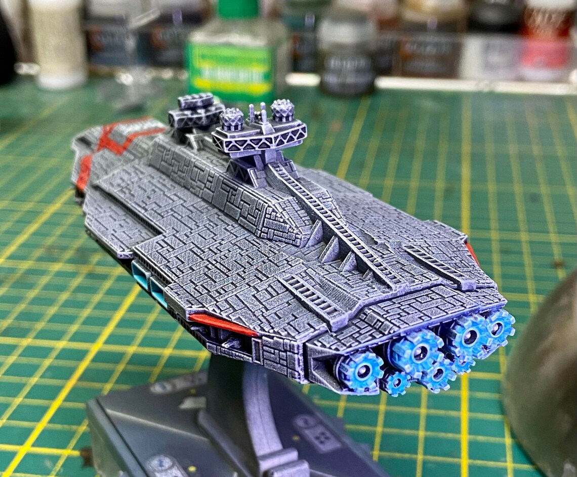 SW Armada Raaf-class Heavy Cruiser Miniature 1 Miniature - Etsy