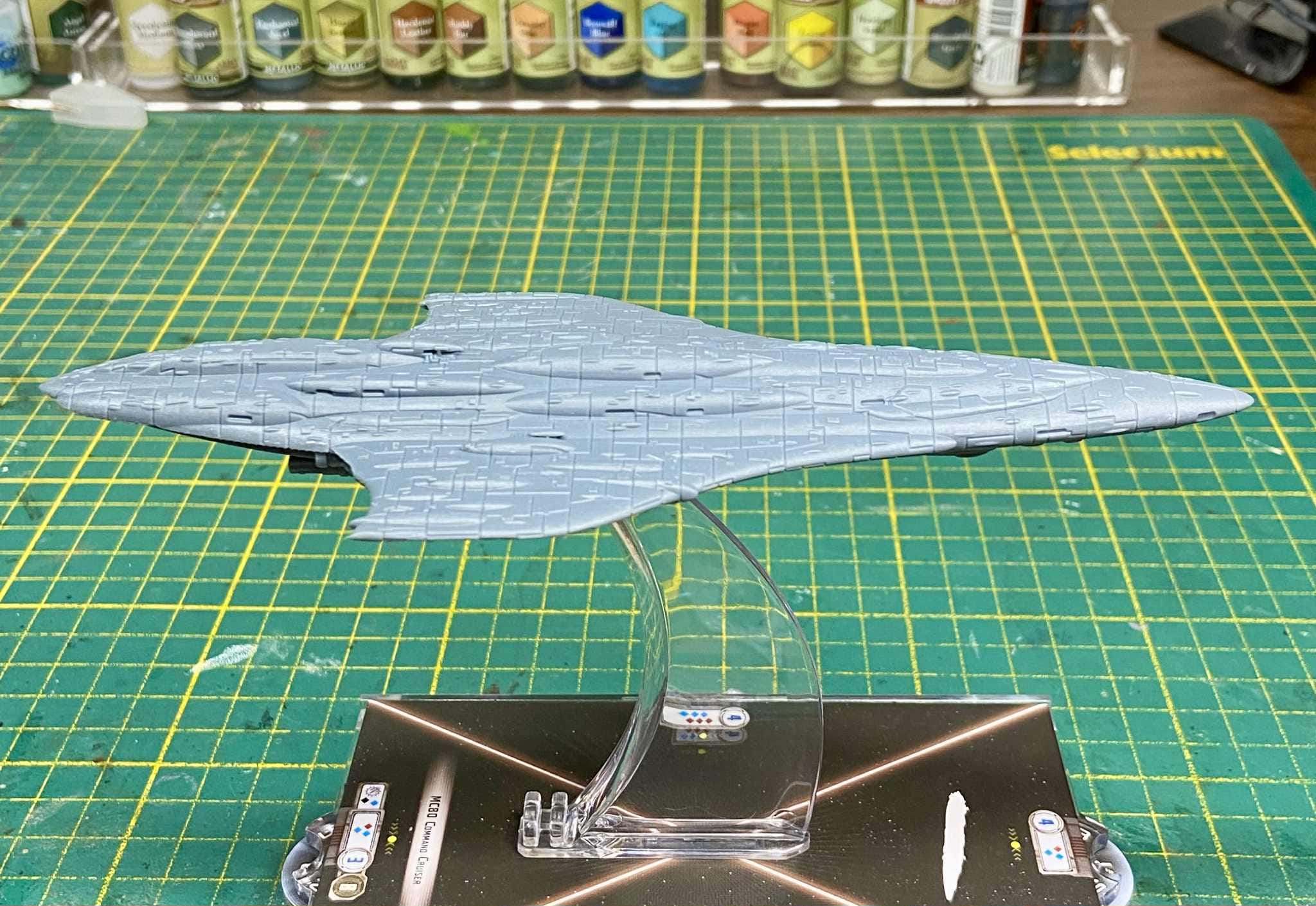 SW Armada MC80 Winged Star Cruiser(mel Miniatures) - Etsy