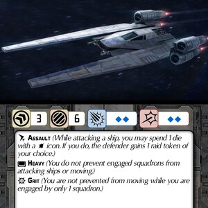 SW Armada UT-60D U-wing Troop Transport (24 Fighter Miniatures) - Etsy ...