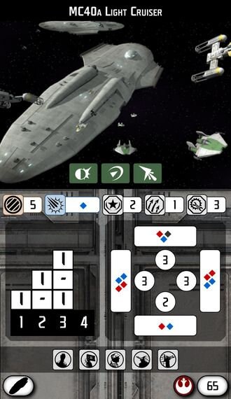 SW Armada Mc40a Light Cruiser Miniature 1 Miniature - Etsy