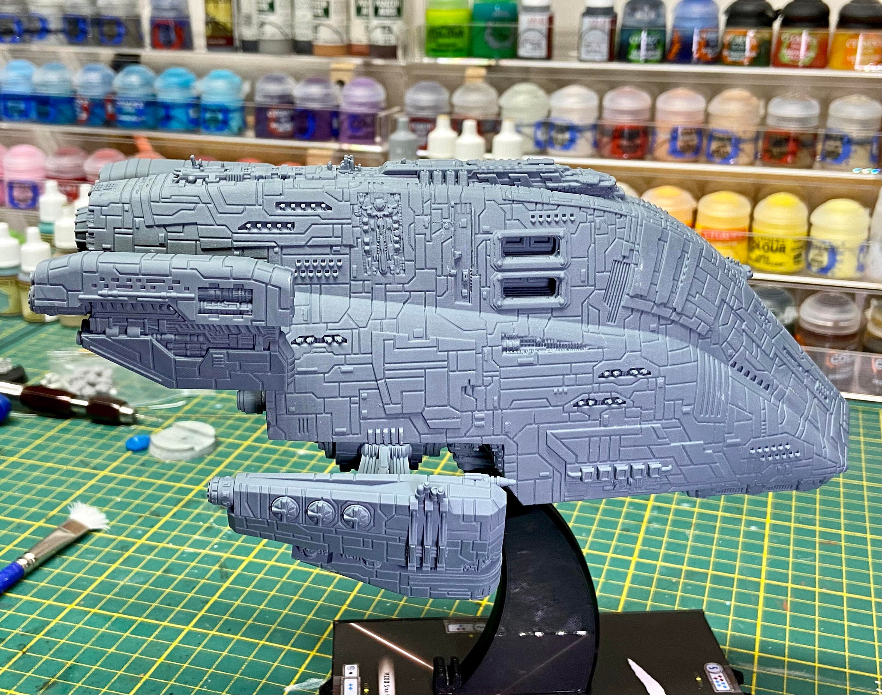 SW Armada Bulwark Mk.iii Battlecruiser (mel Miniatures) - Etsy