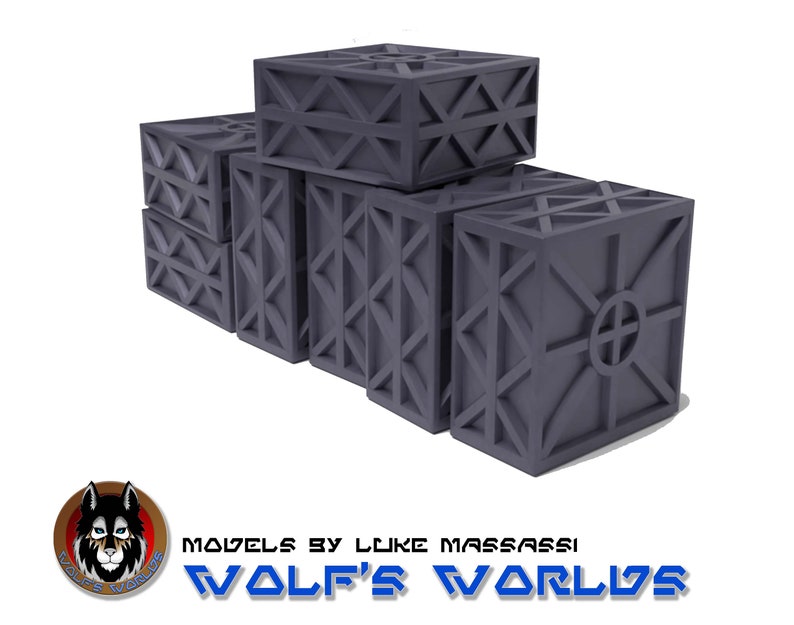 Imperial Crate Prop Star Wars Black Series 375 Printed Etsy