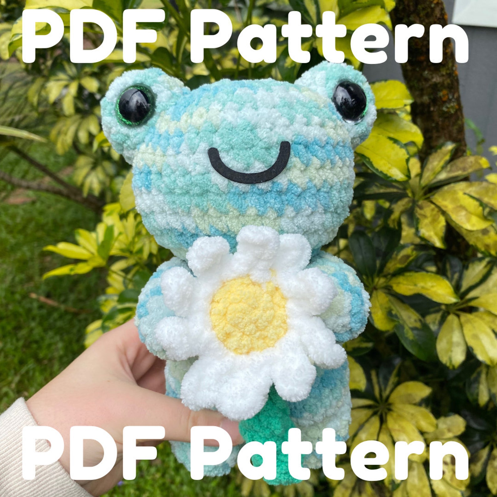 Daisy Frog, PDF Pattern, Crochet Pattern - Etsy