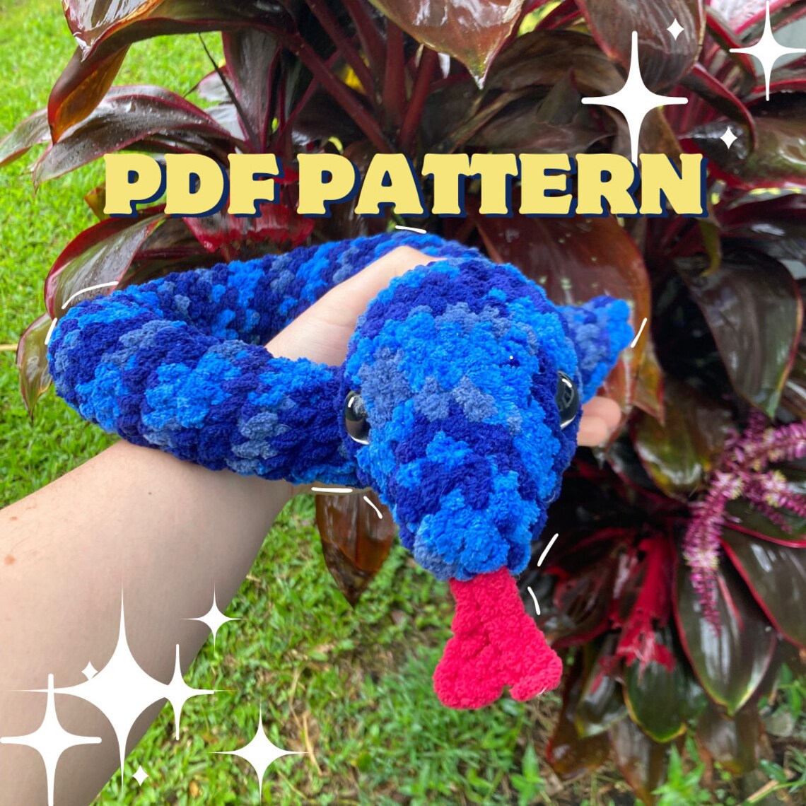 PDF Snake Pattern/ Crochet Pattern/ PDF Pattern - Etsy