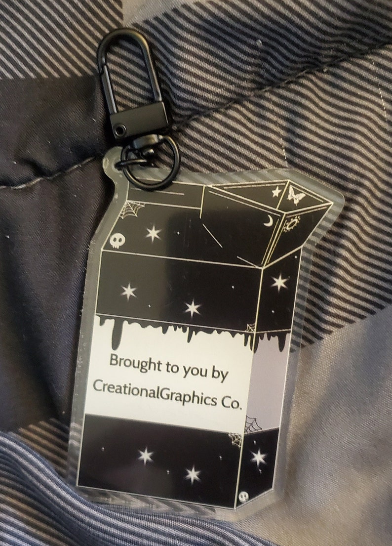 Gothic Milk Keychain - Etsy