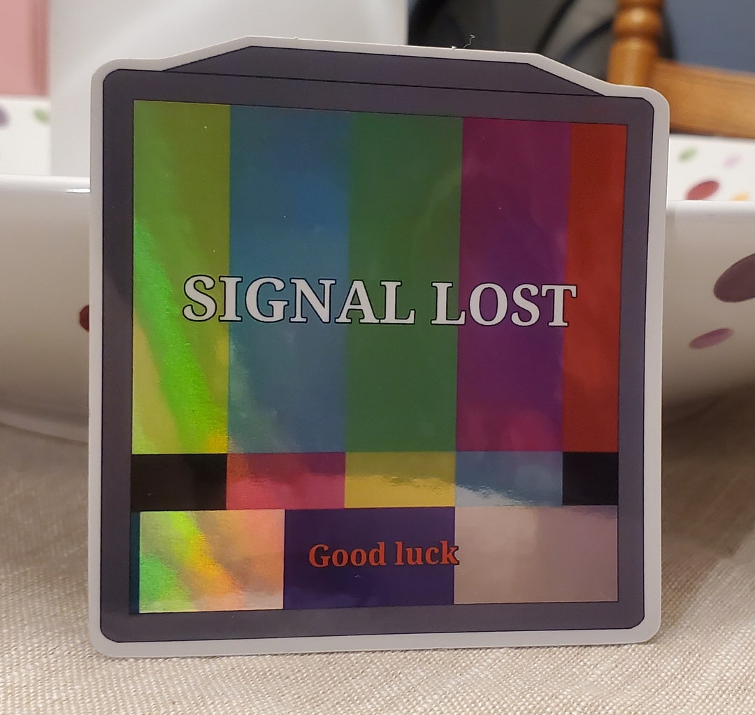 Lost Signal TV Stickers - Etsy