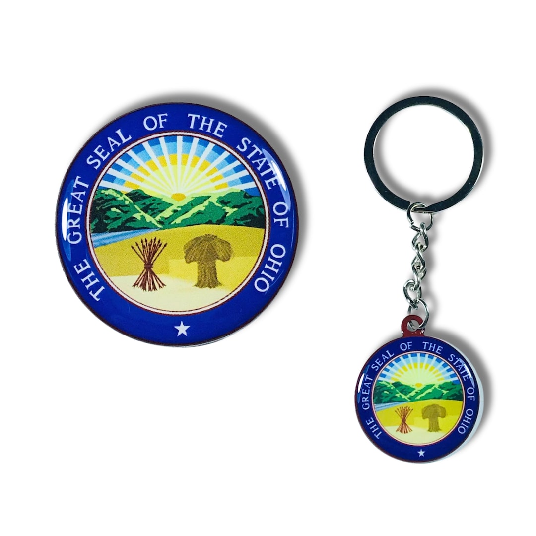Ohio Seal, Enamel Pin, Seal Keychain, Adorable Collections State Seals ...