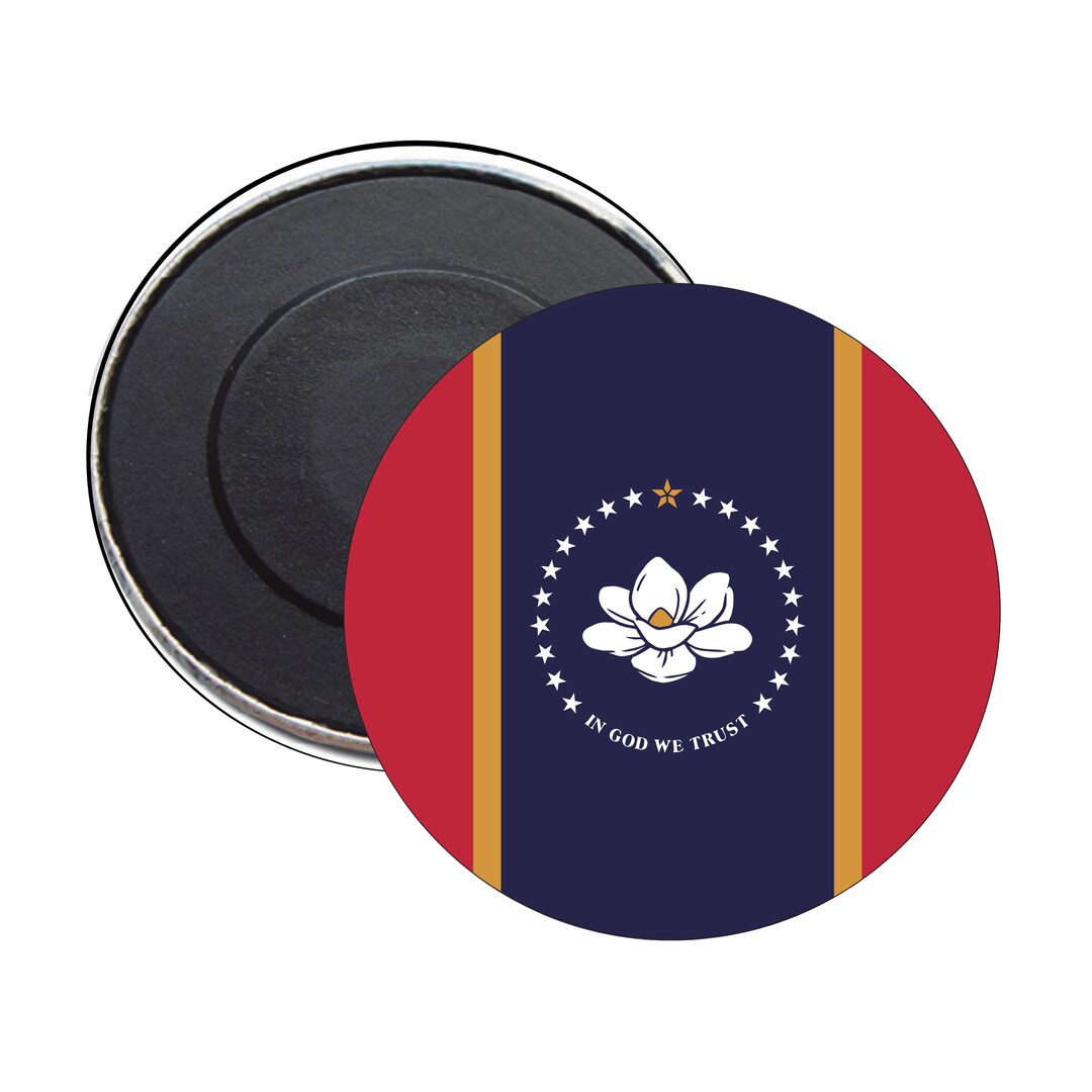 Mississippi Flag, Flag Magnet, Worldwide Souvenirs, Magnet, USA Magnet ...