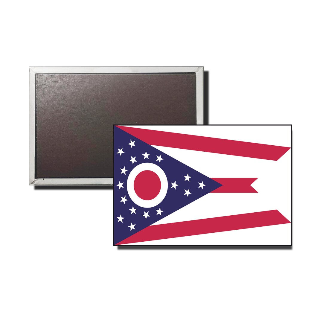 Ohio Flag, Flag Magnet, Worldwide Souvenirs, Magnet, USA Magnet, Ohio ...