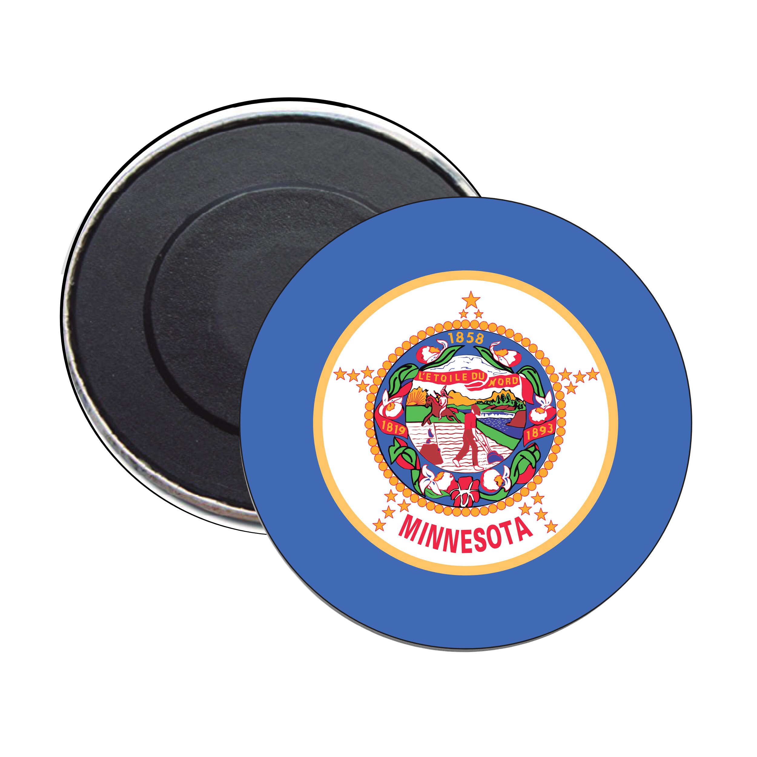 Minnesota Flag, Flag Magnet, Worldwidesouvenirs, Magnet, USA Magnet ...