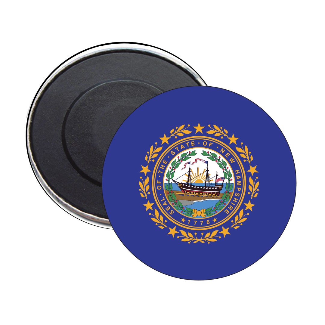 New Hampshire Flag, Flag Magnet, Worldwide Souvenirs, Magnet, USA ...
