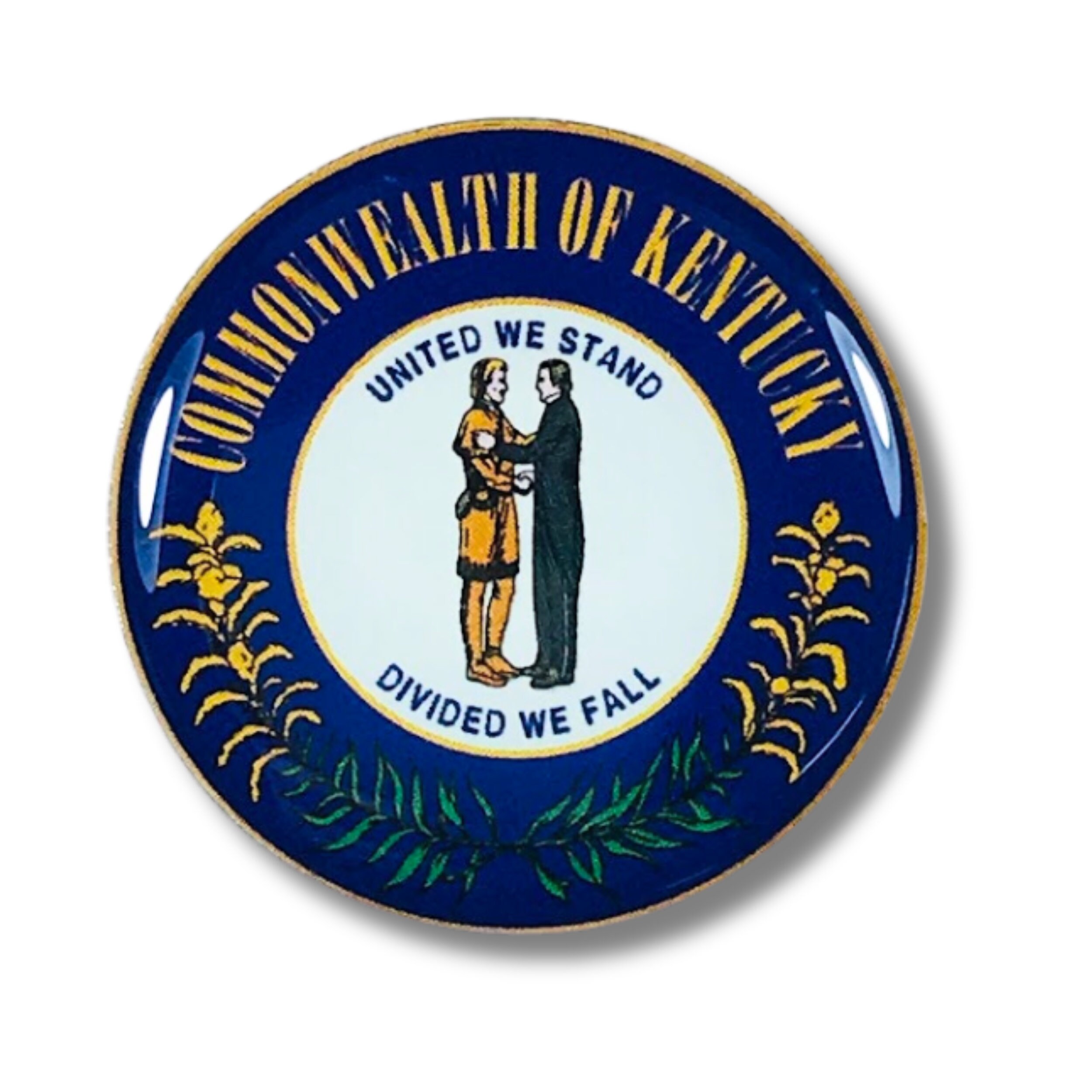 Kentucky Seal, State Seal, Kentucky Enamel Pin, Seal Emblem Pin ...