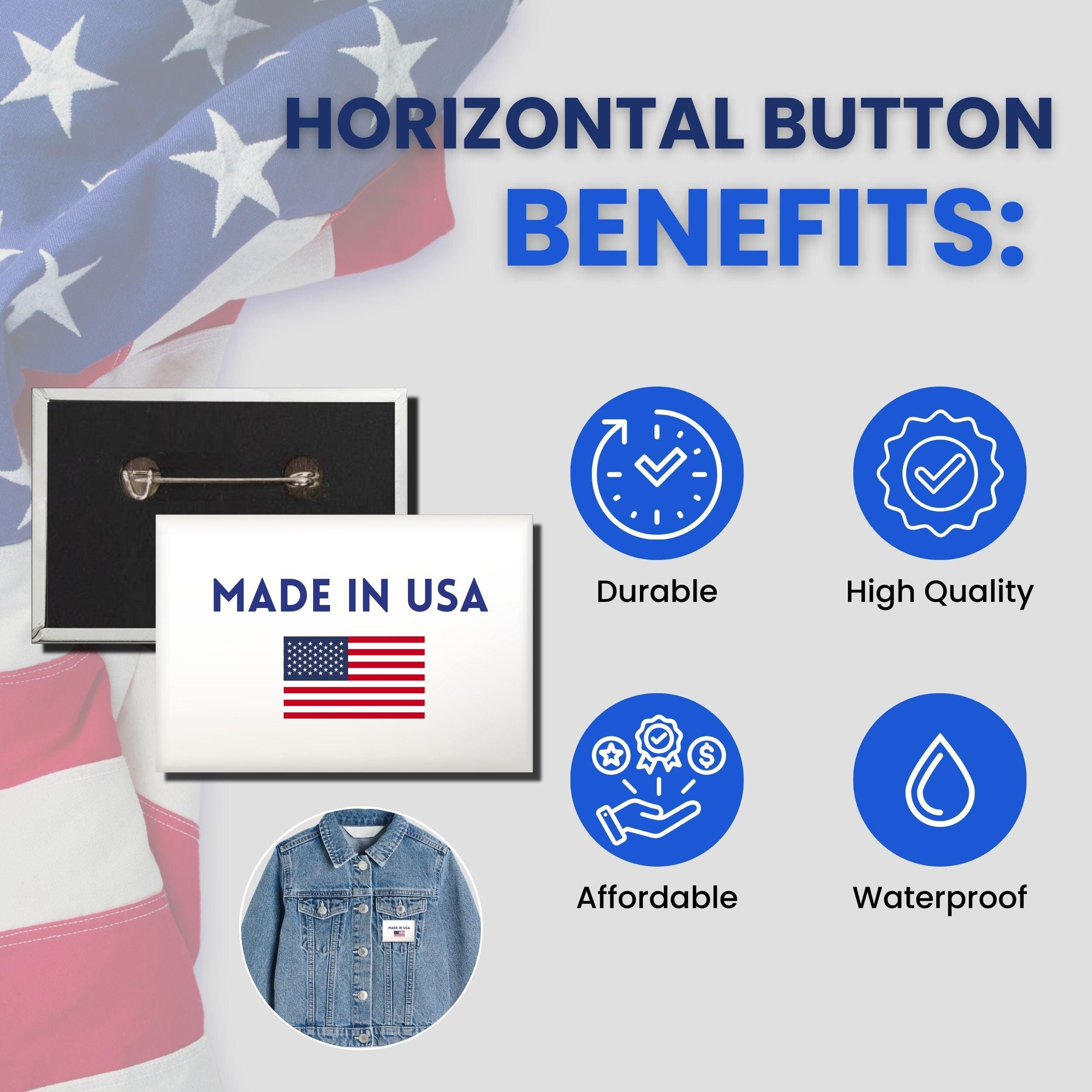 Horizontal Button - State Seal Virginia - USA - Etsy