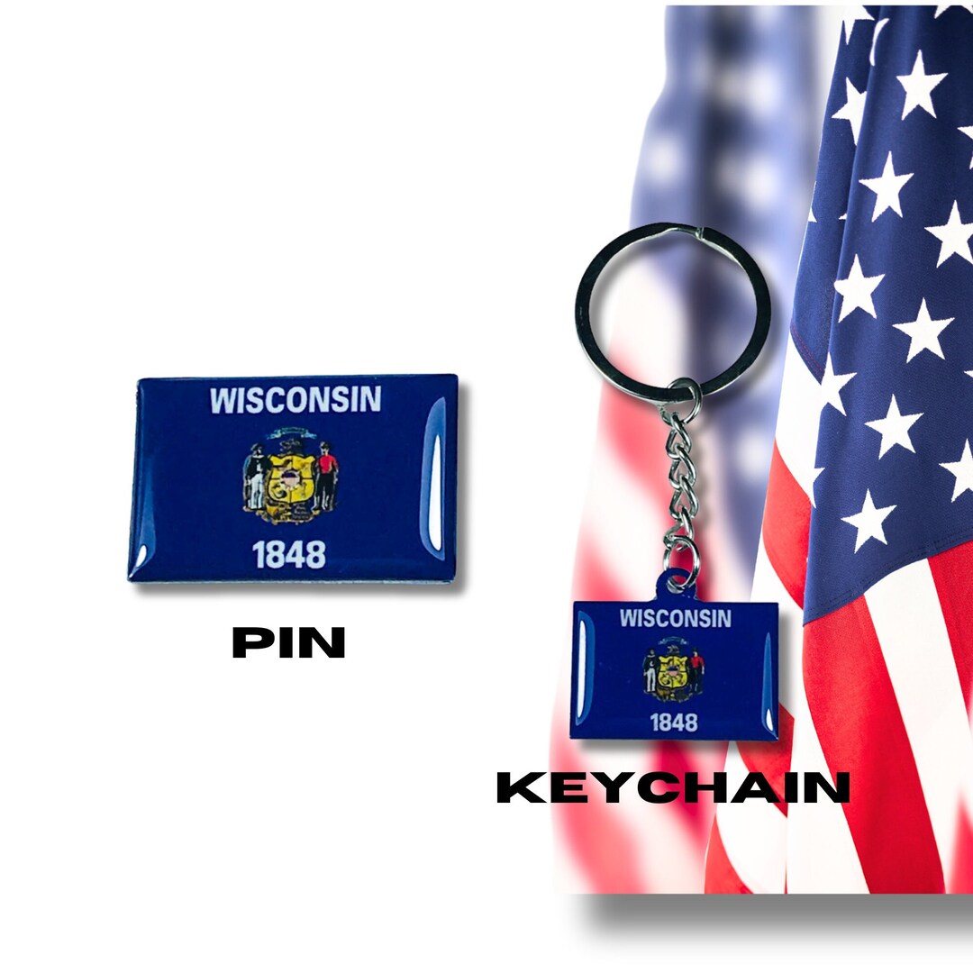 Adorable WISCONSIN Collections Wisconsin Enamel Pin - Etsy