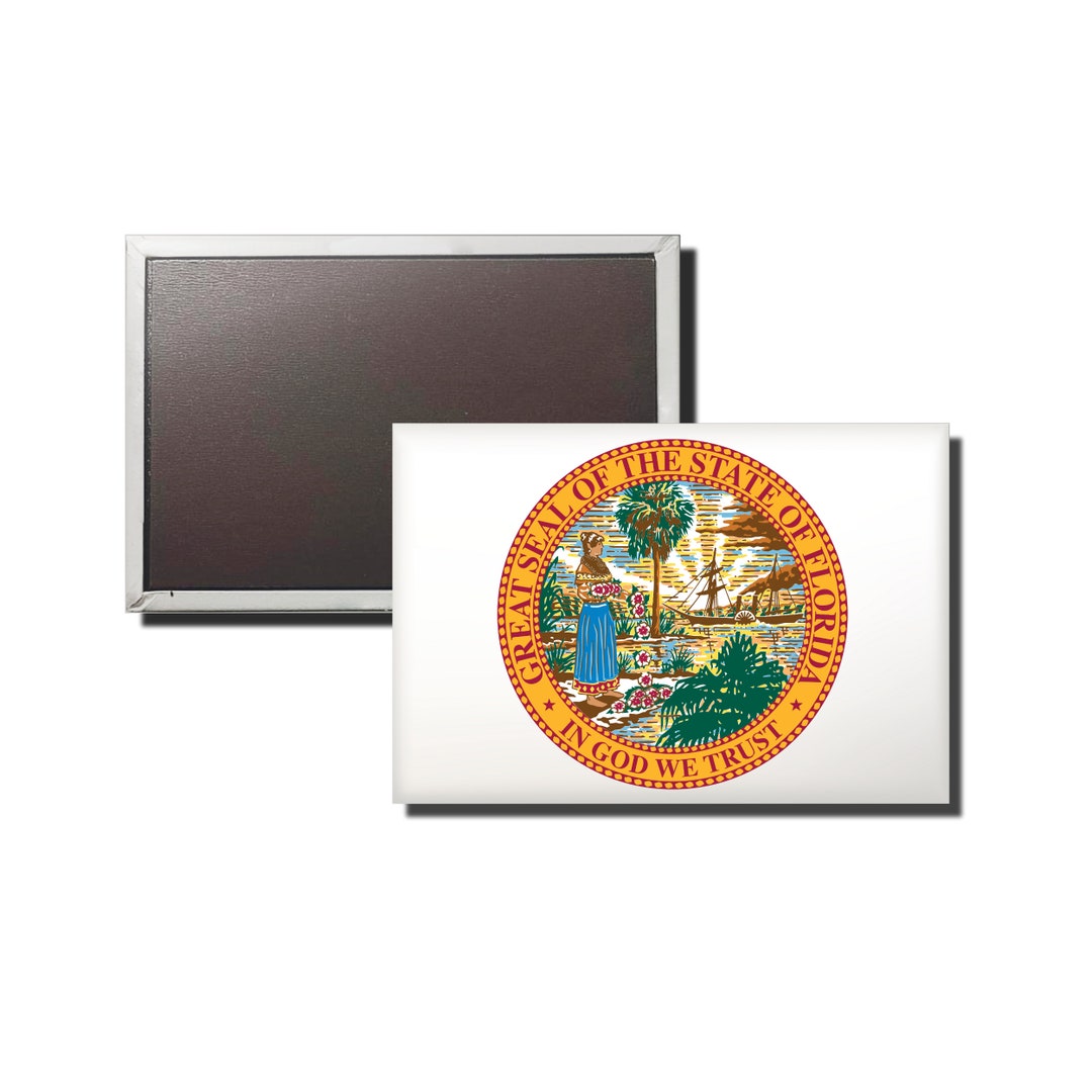 Florida Seal Magnet, Magnets, Worldwide Souvenirs, Seal Magnet, USA ...