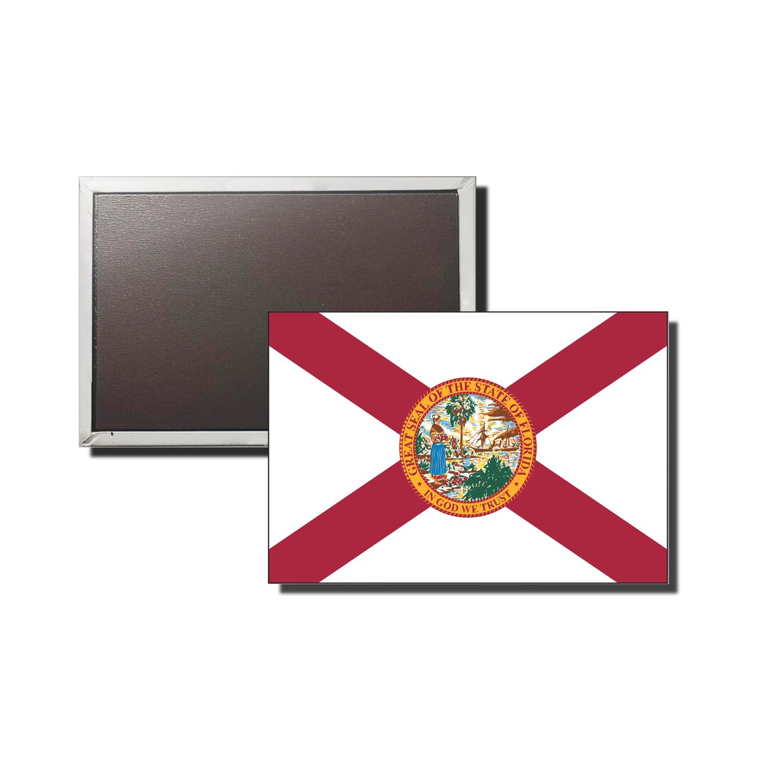 Florida Flag, Flag Magnet, Worldwide Souvenirs, Magnet, USA Magnet ...