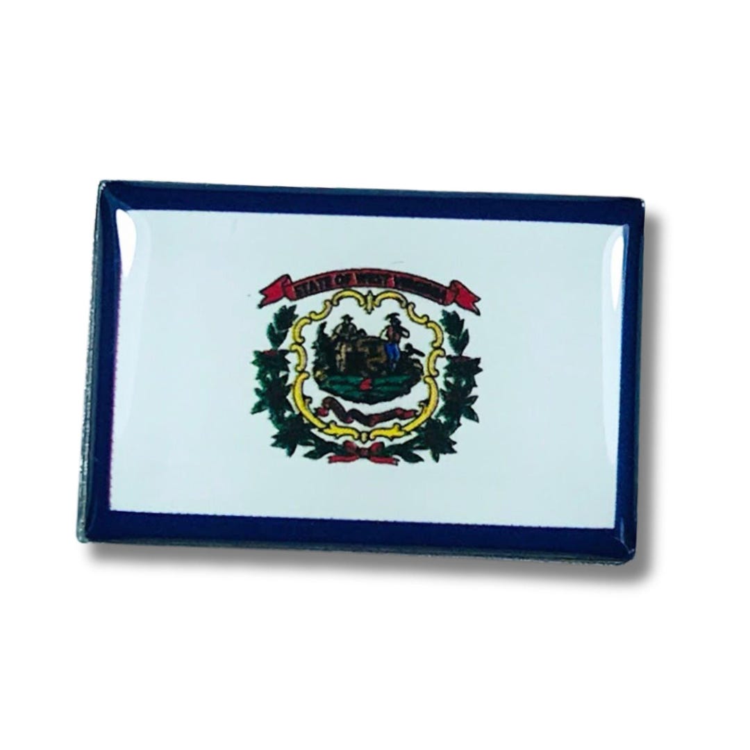 Pin - State Flag West Virginia - USA - Etsy
