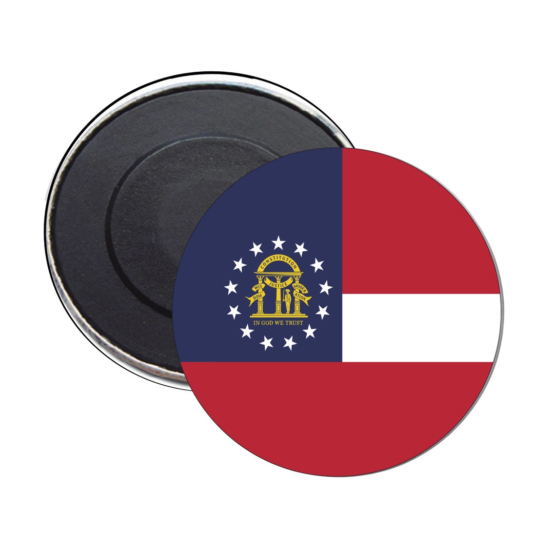 Georgia Flag, Flag Magnet, Worldwide Souvenirs, Magnet, USA Magnet ...