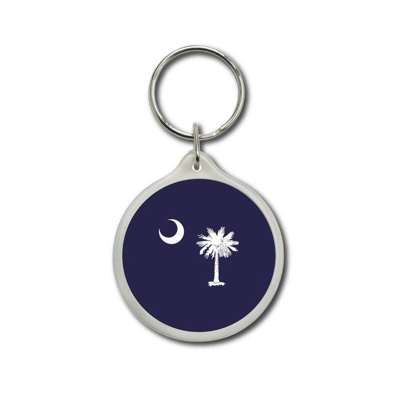 South Carolina Keychain, State Flag, South Carolina Flag, Flag Emblem ...