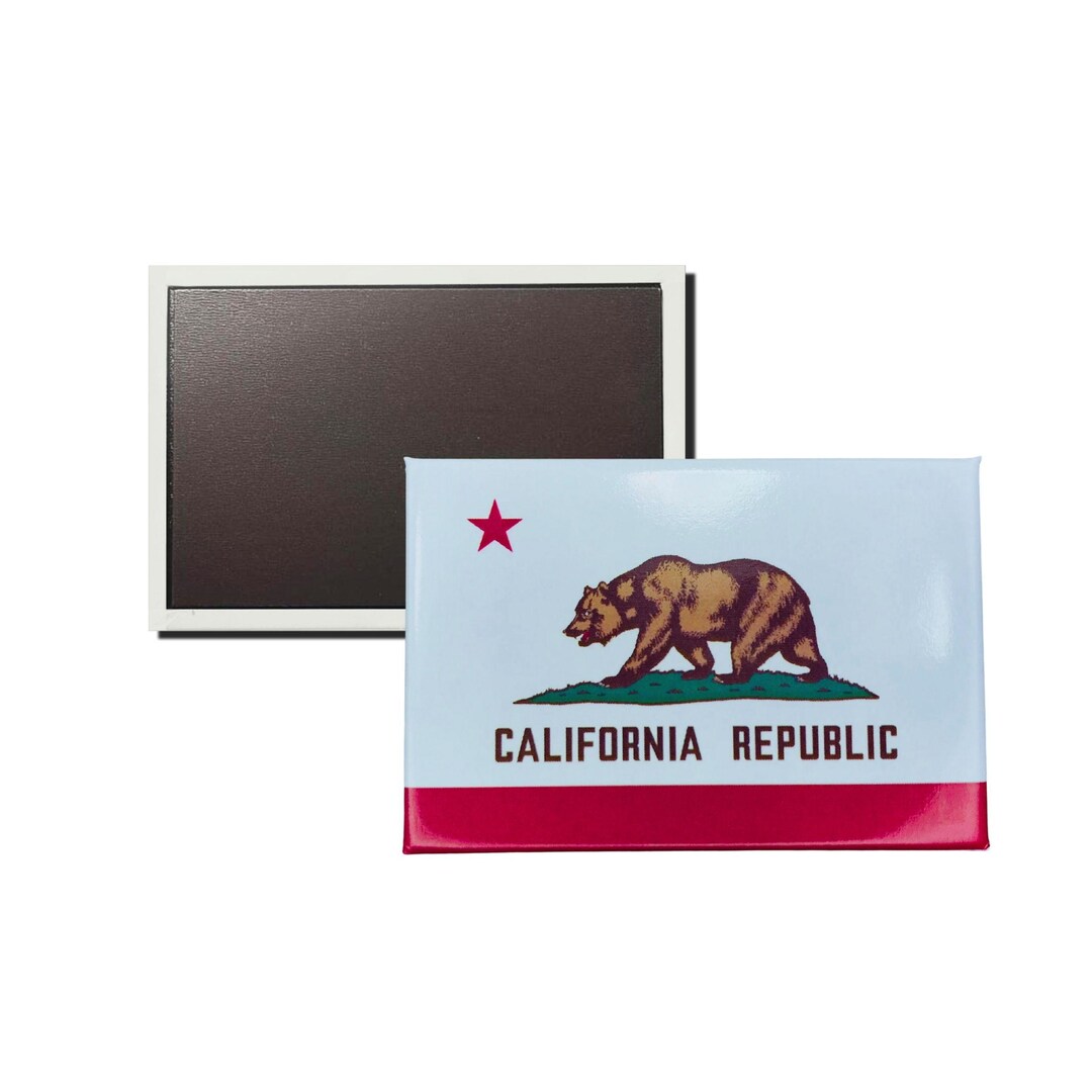 Horizontal Magnet - State Flag California - USA - Etsy