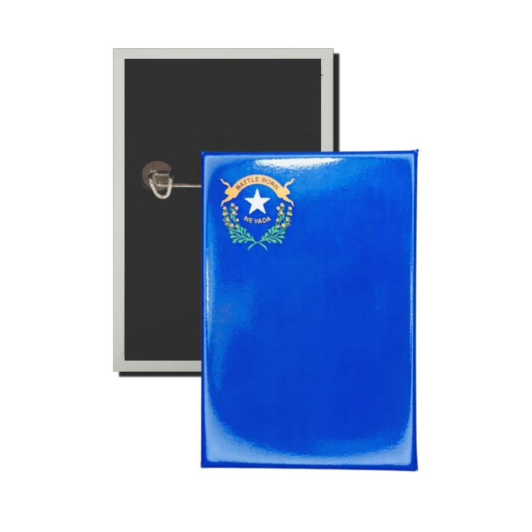Vertical Button - State Flag Nevada - USA - Etsy