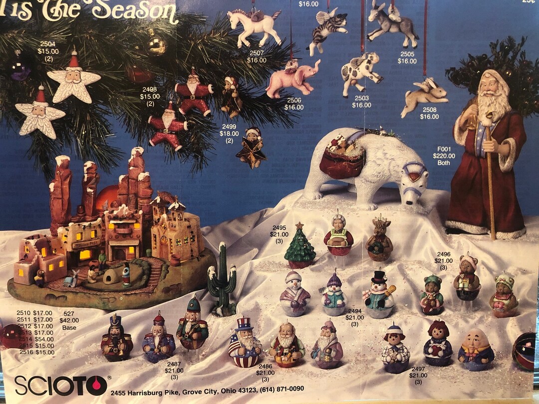 Scioto Holiday Ceramic Painting Tech Sheet - Etsy