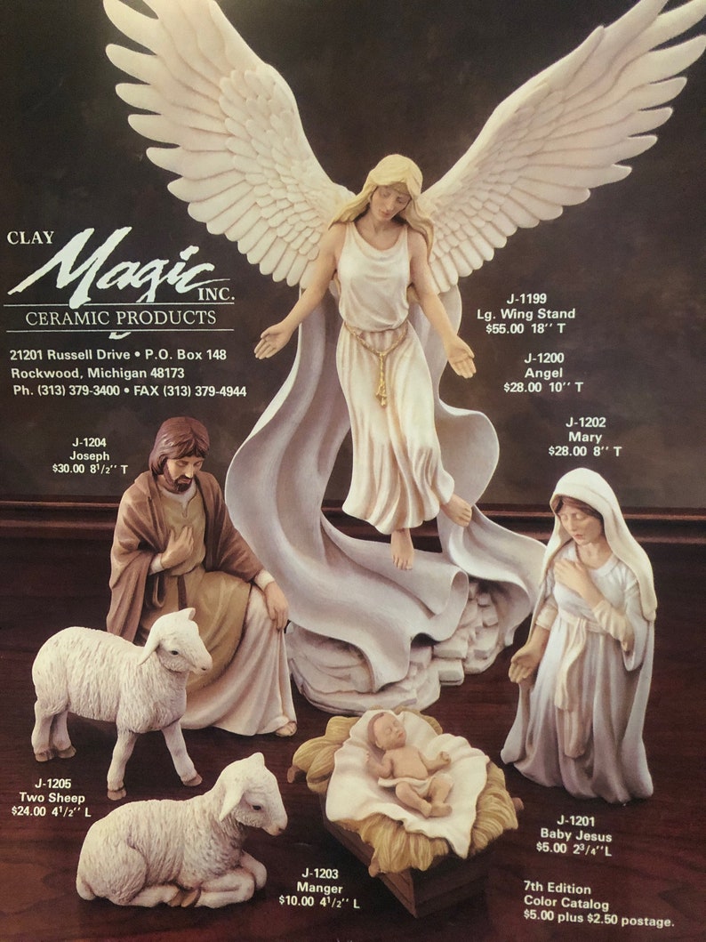 Clay Magic Nativity Ceramic Painting Tech Sheet - Etsy