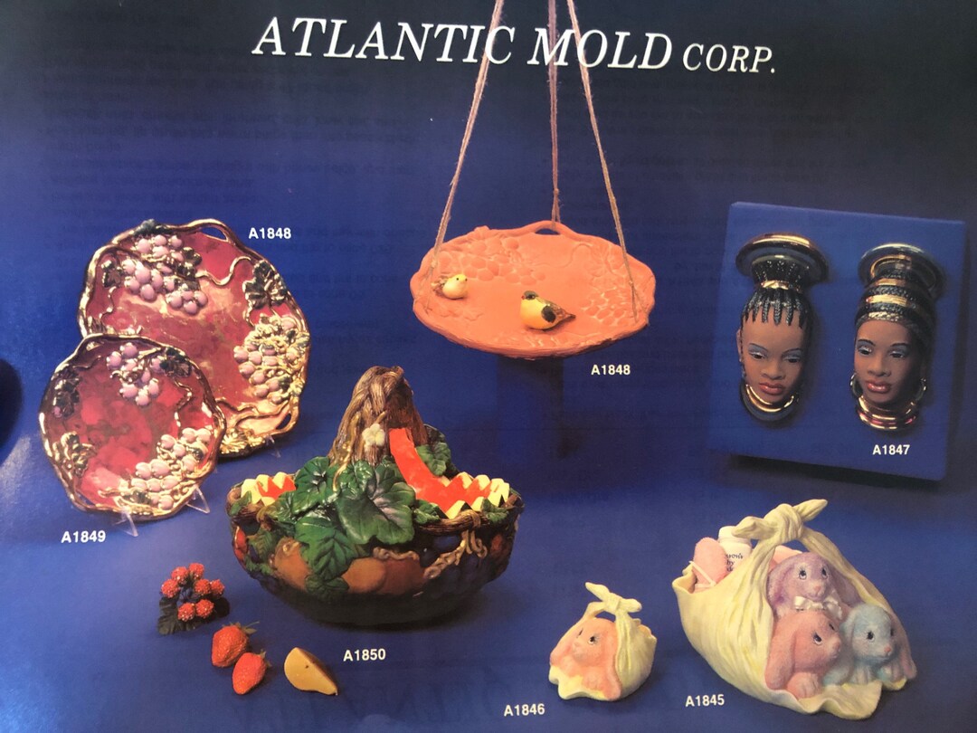 Atlantic Molds Ceramic Painting Tech Sheet - Etsy