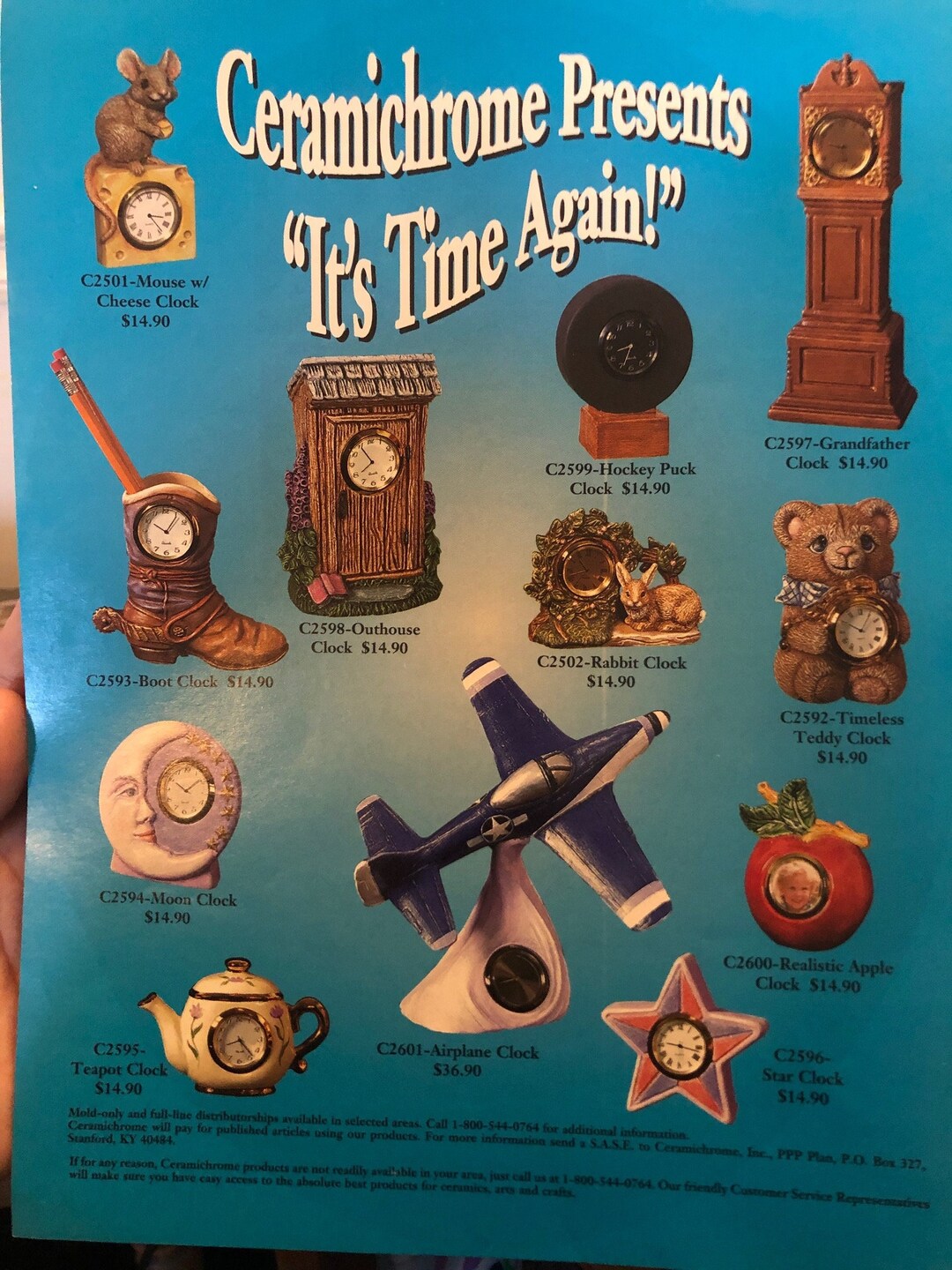 Ceramichrome It's Time Again Ceramic Painting Tech Sheet - Etsy