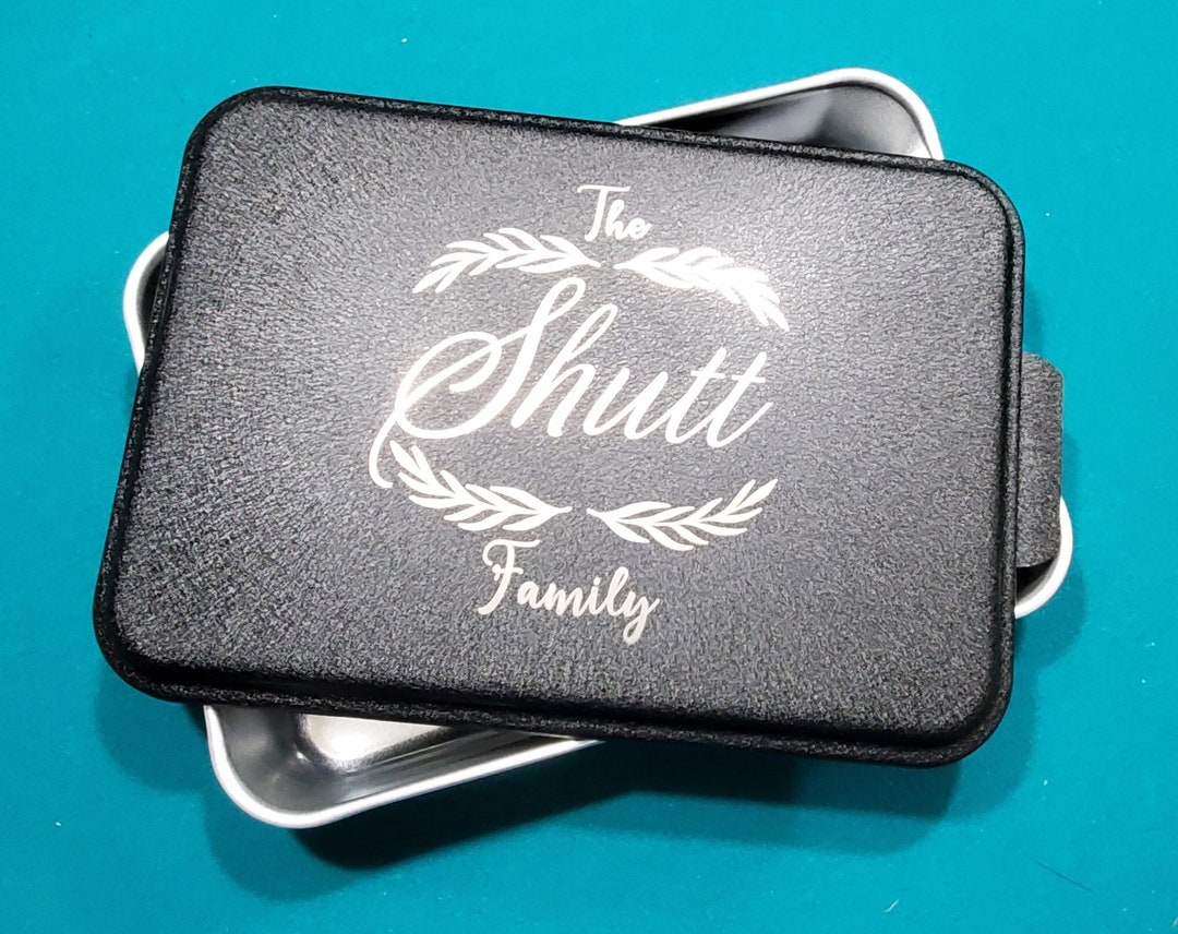 Laser Engraved Personalized Cake Pan Personalized Wedding Gift ...