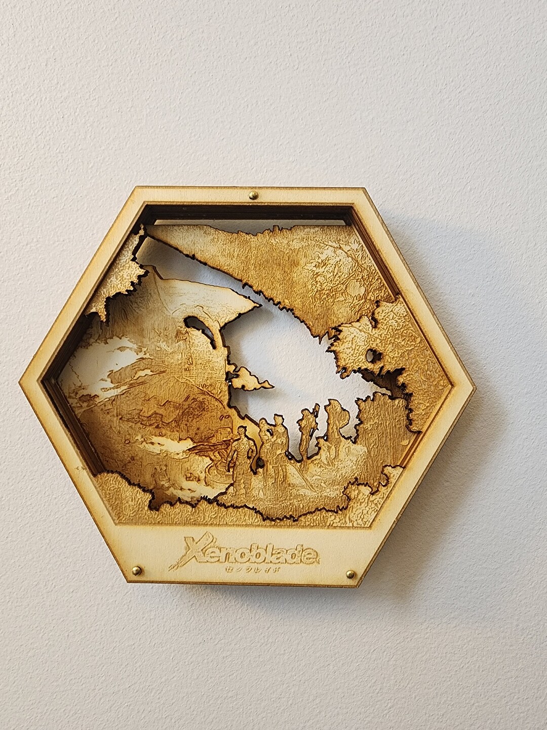 The Bionis and the Mechonis 3D Wooden Artwork Plaquearts Custom Gift ...