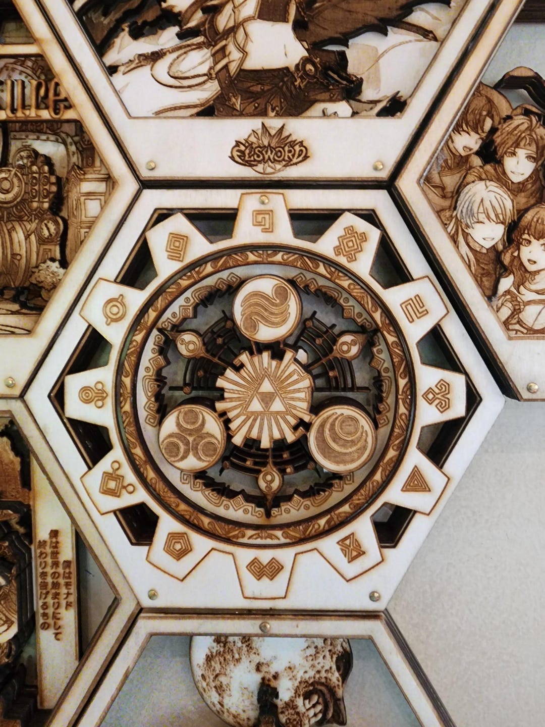 The Legend of Zelda: the Gates of Time | 3D Wooden Artwork Plaquearts ...