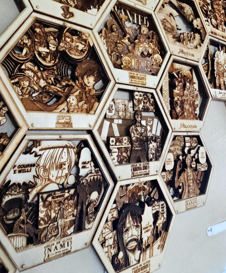 Anime / Manga Plaquearts Collection 2 | 3D Wooden Artwork ...